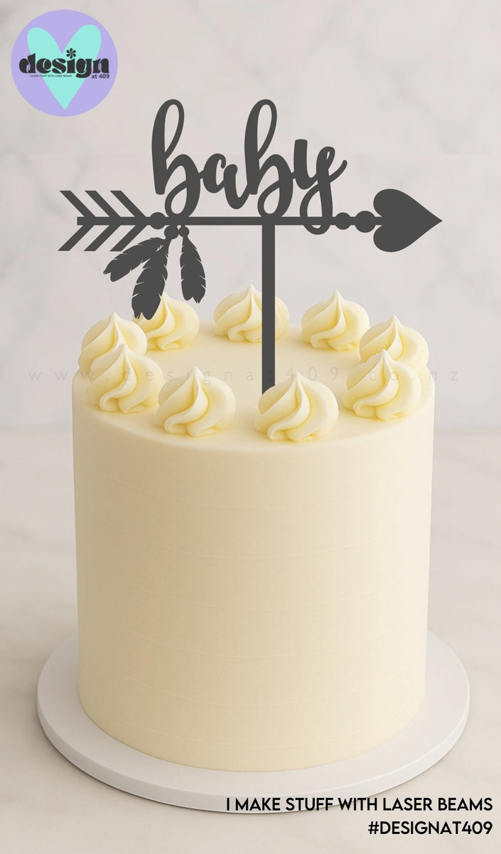 Single Layer Baby Themed Cake Toppers – Design at 409