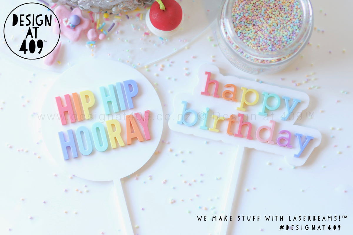 Layered Cake Topper – Design at 409