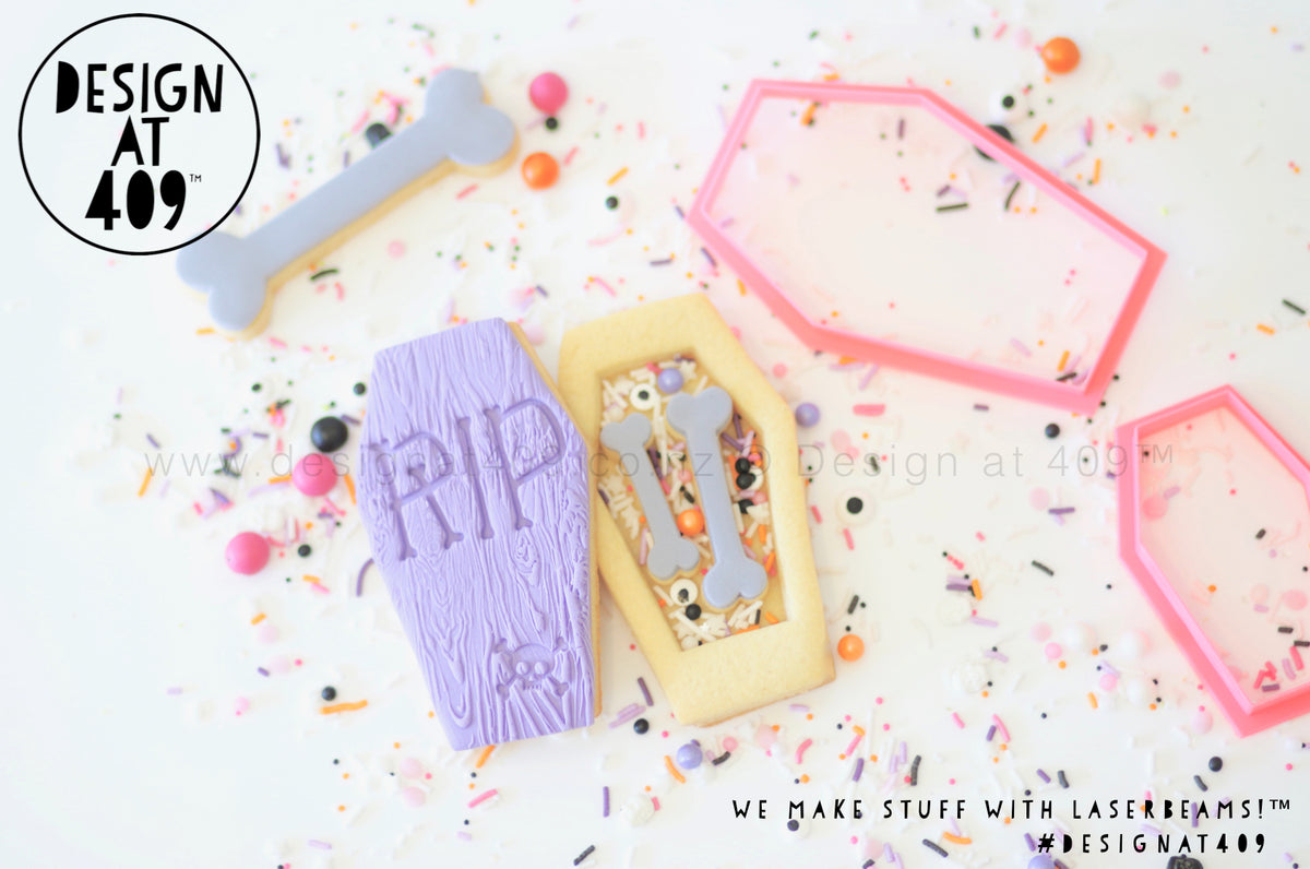 Coffin Shape Cookie Cutter (2 sizes) – Design at 409