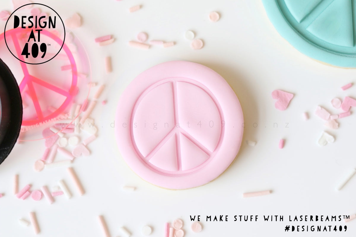 Mini Peace Sign Stamp & Cutter – Design at 409
