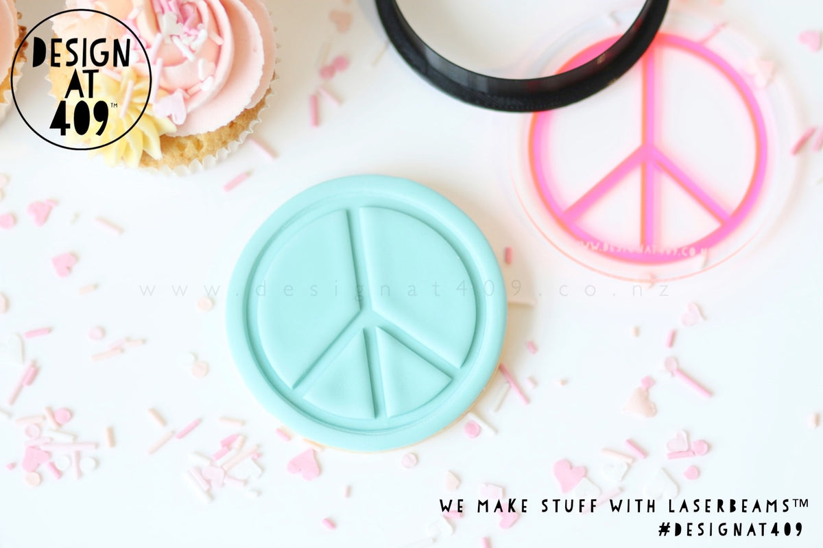 Peace Sign Stamp & Cutter – Design at 409